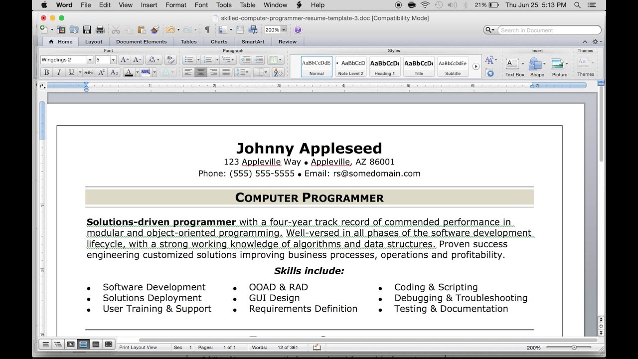 How to Make a Computer Programmer Resume | Samples
