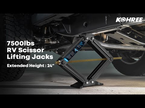 Level RV with Kohree Scissor Jack