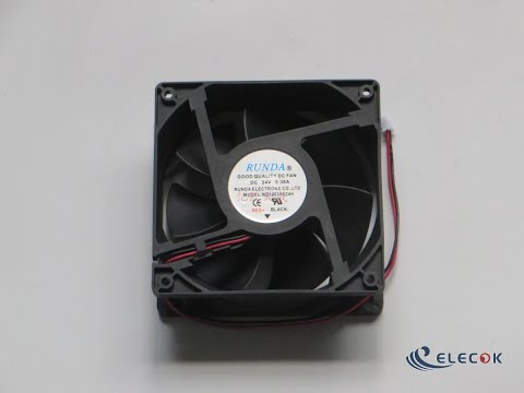 RUNDA RD12038S24H 24V 0.36A 2wires cooling fan