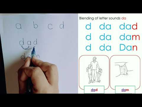 Day 4 sound of d and da blending, words that starts with da