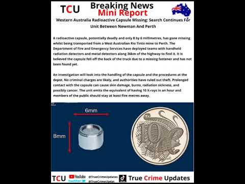 Western Australia Radioactive Capsule Missing: Search Continues For Unit Between Newman And Perth