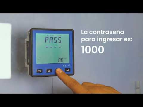 Configuración básica de Analizador de consumo ME237C