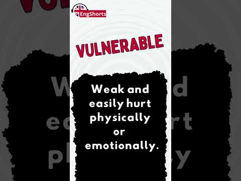 😟 What Does Vulnerable Mean? | Easy English!
