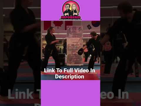 Martial Arts Black Belts Teach Self Defense Kick To The Leg - Self Defense for Women #shorts