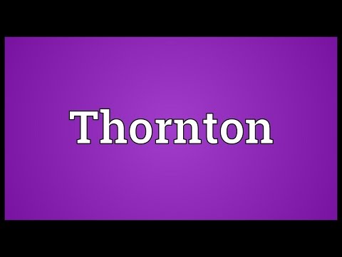 Thornton Meaning