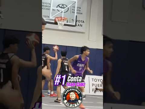 Germel John Conta delivered the package for Capiz #basketball #pinoyhoopers #highlights