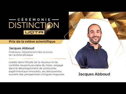 Jacques Abboud - Prix de la relève scientifique