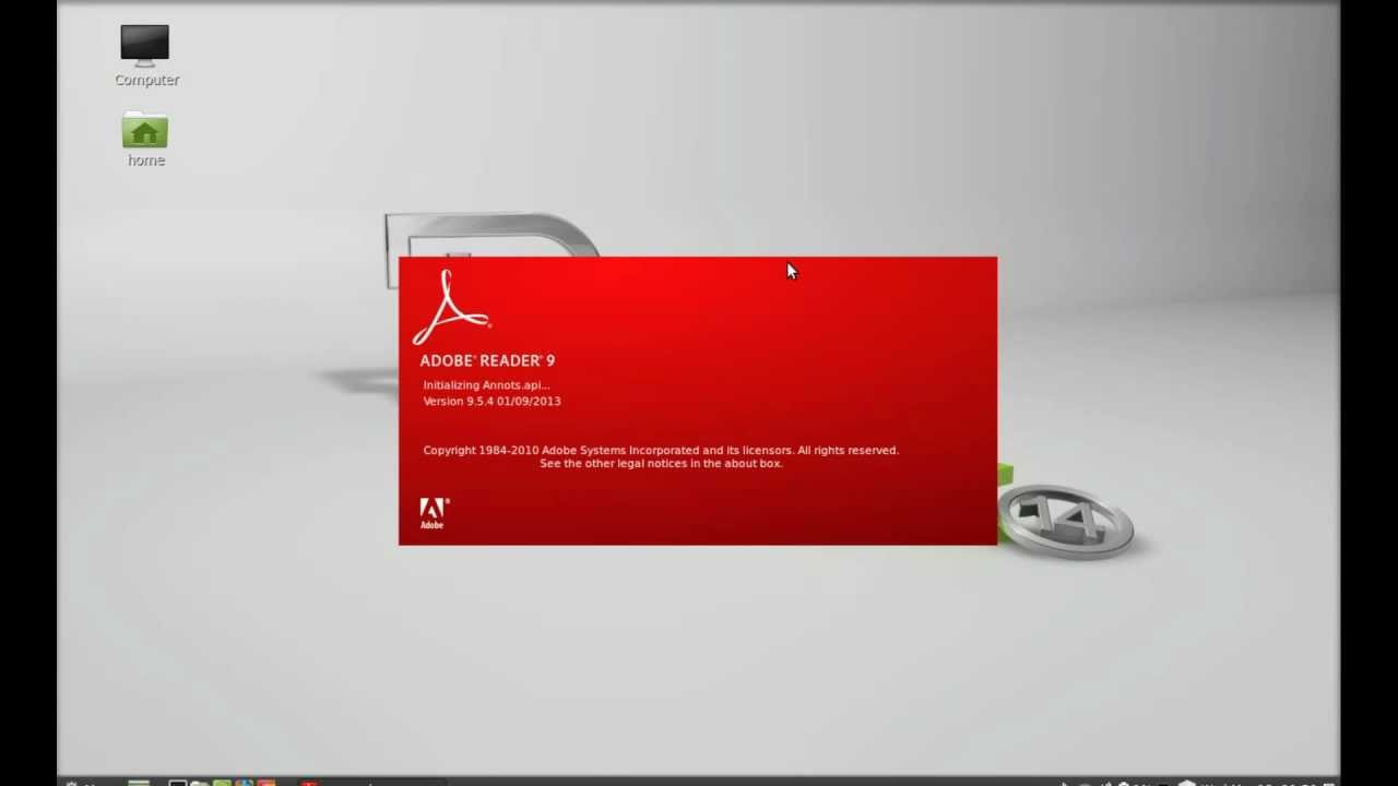Install Adobe Reader ( PDF Reader ) in Linux Mint 13/14