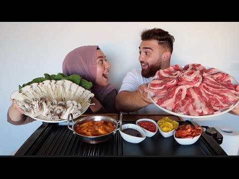 KOREAN BBQ MUKBANG
