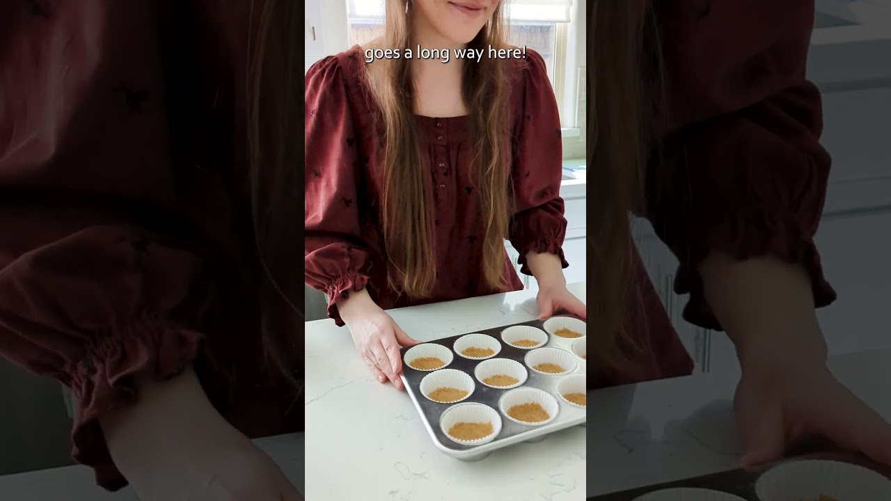 Mini Turtle Cheesecakes | Mini Caramel Cheesecakes Recipe | The Floral Apron