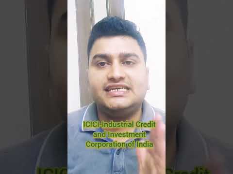 What is the full form of ICICI Bank? ICICI Full form|Full form of ICICI| ICICI Bank full name #icici