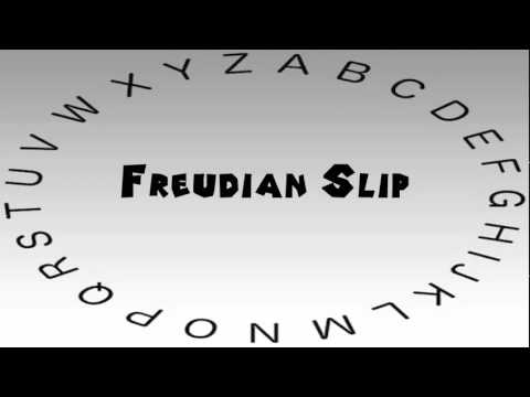 How to Say or Pronounce Freudian Slip