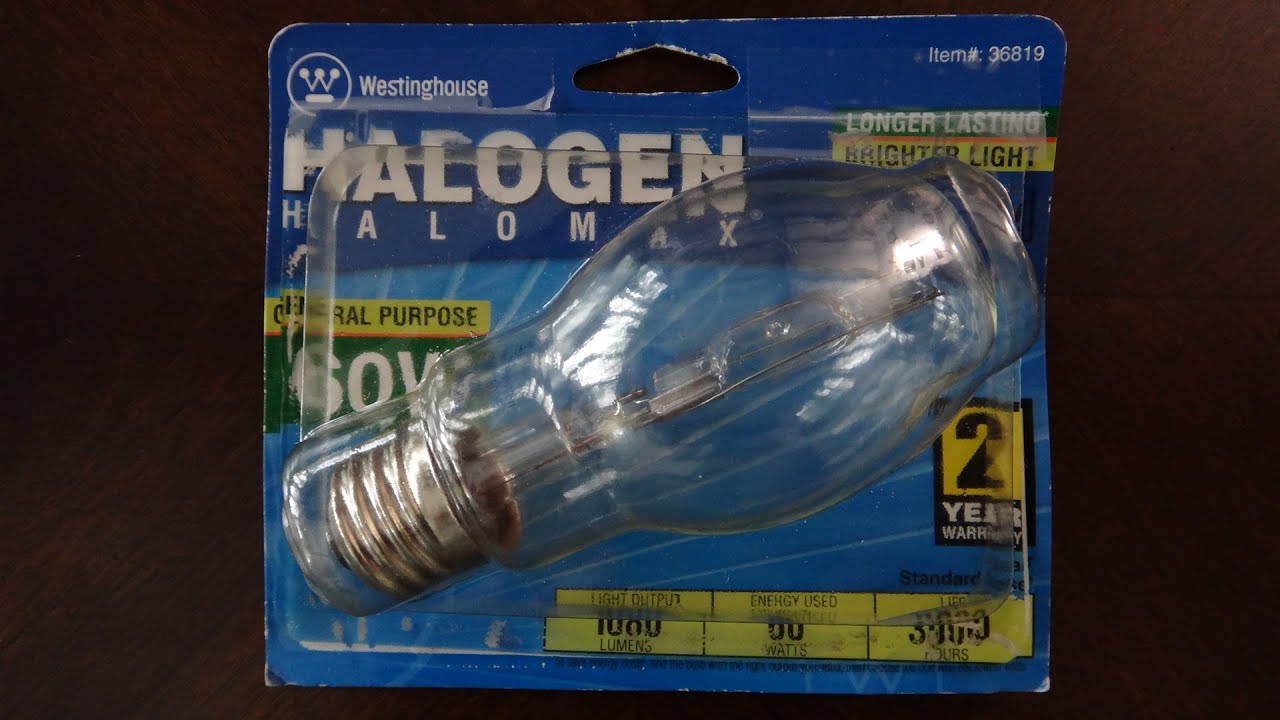 Westinghouse 60watt Clear Halogen Light Bulb