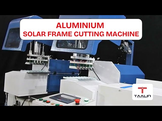 Machines For Solar Panel Frame - Automatic Double Head Cutting Machine ...