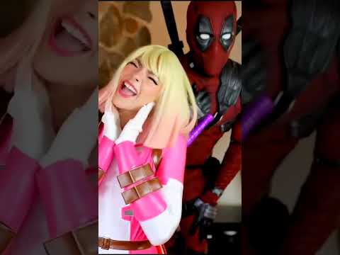 #gwenpool and #deadpool ft @thegeekstrong #marvelcosplay #marvelcosplayer #gwenpoolcosplay