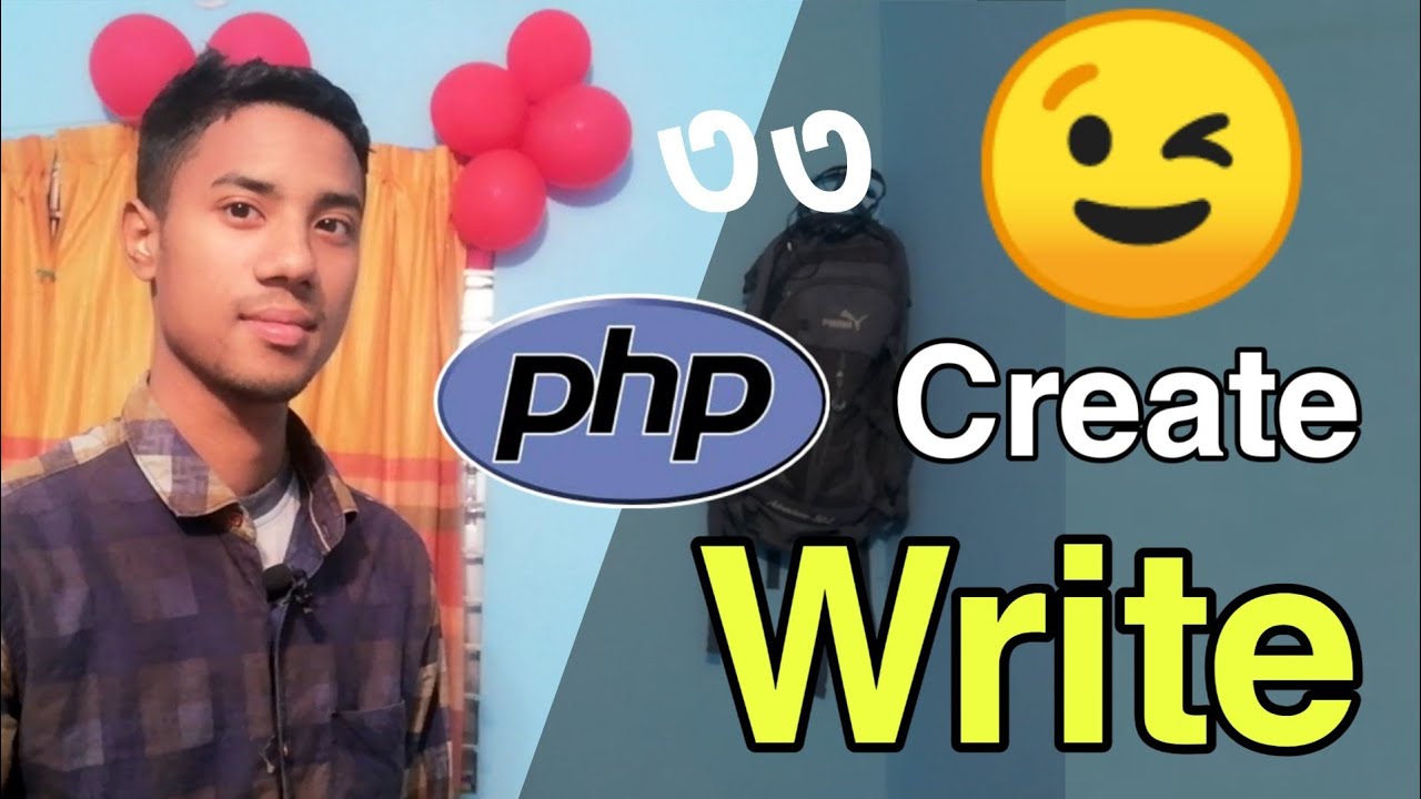 PHP File Create and Write | PHP Bangla | php bangla tutorial md azizul | Part 33