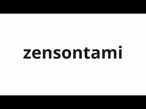 How to pronounce zensontami | 全村民 (All villagers in Japanese)
