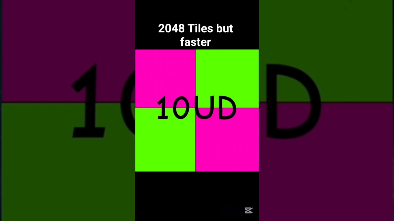 2048 tiles but crazy speed #memes #2048 (Most Popular Short)