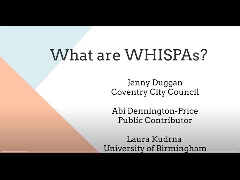 What are WHISPAs? A video interview – WHISPAs network
