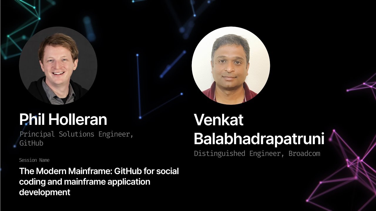 The modern mainframe: GitHub for social coding and mainframe app development - GitHub Universe 2019