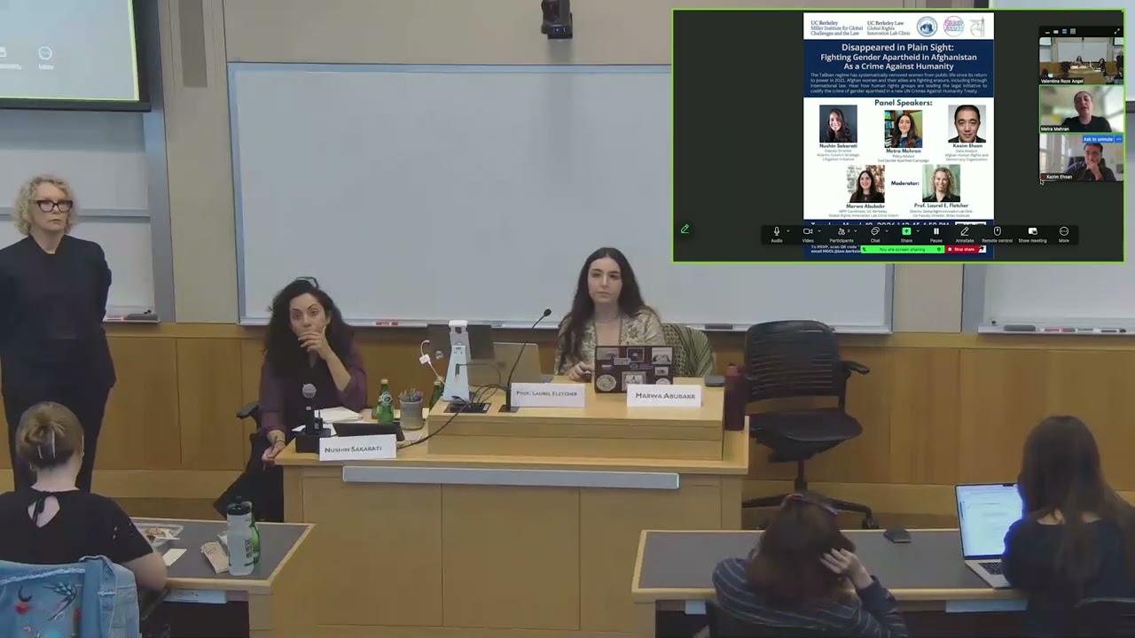 Disappeared in Plain Sight Fighting Gender Apartheid in Afghanistan as a Crime Against Humanity