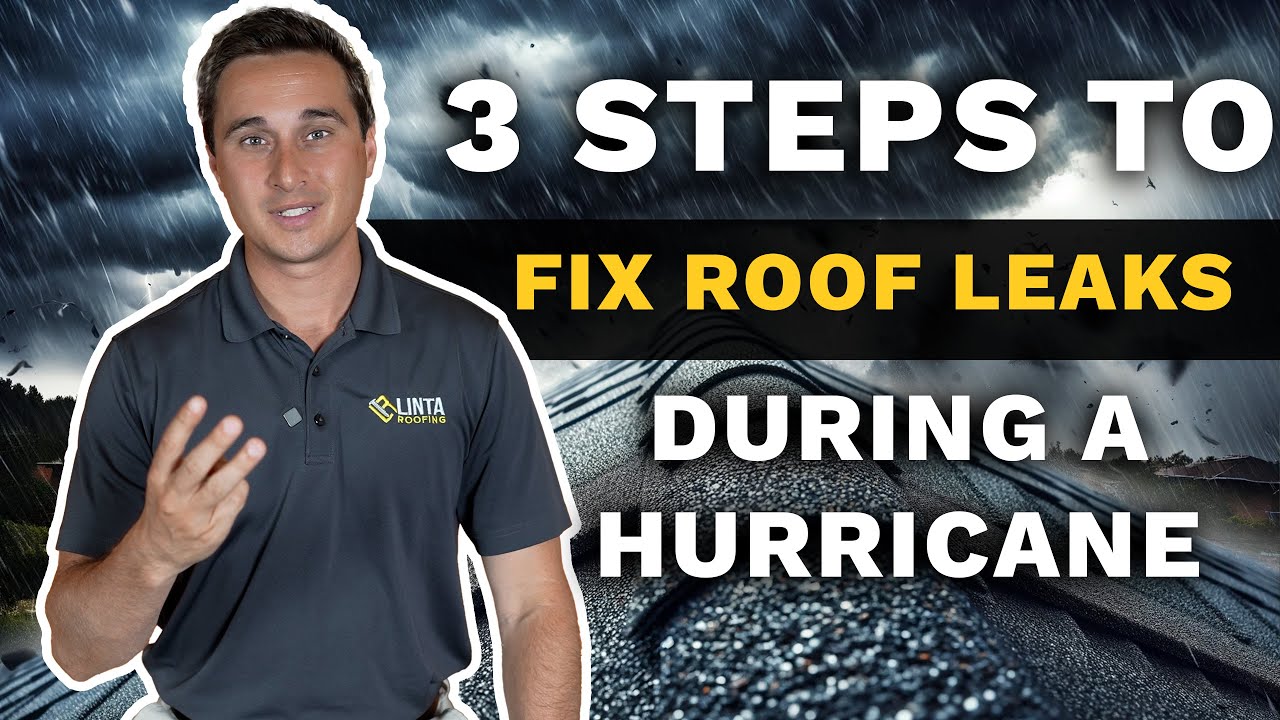 ROOF LEAK During a HURRICANE: 3 ESSENTIAL Steps to PROTECT Your Home
