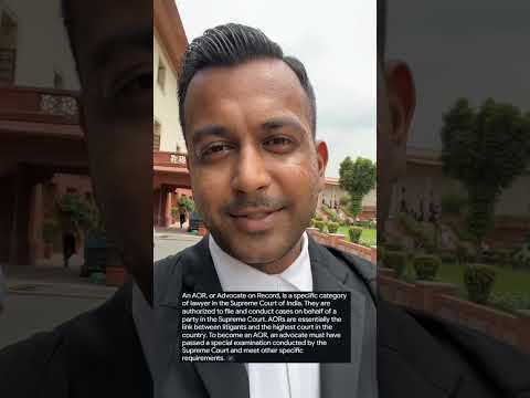 What does advocate on record mean?