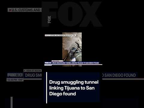 Drug smuggling tunnel linking Tijuana to San Diego found | FOX 10 Phoenix