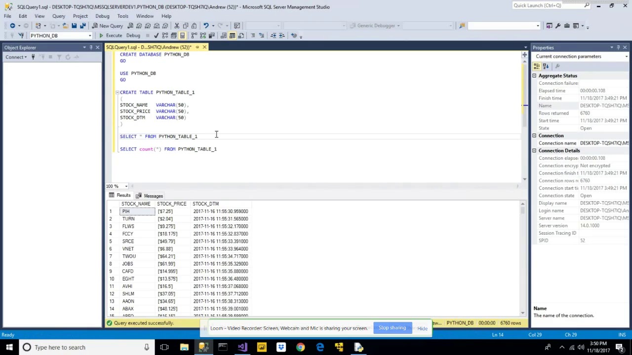 Python to SQL Server - SSIS Part 2