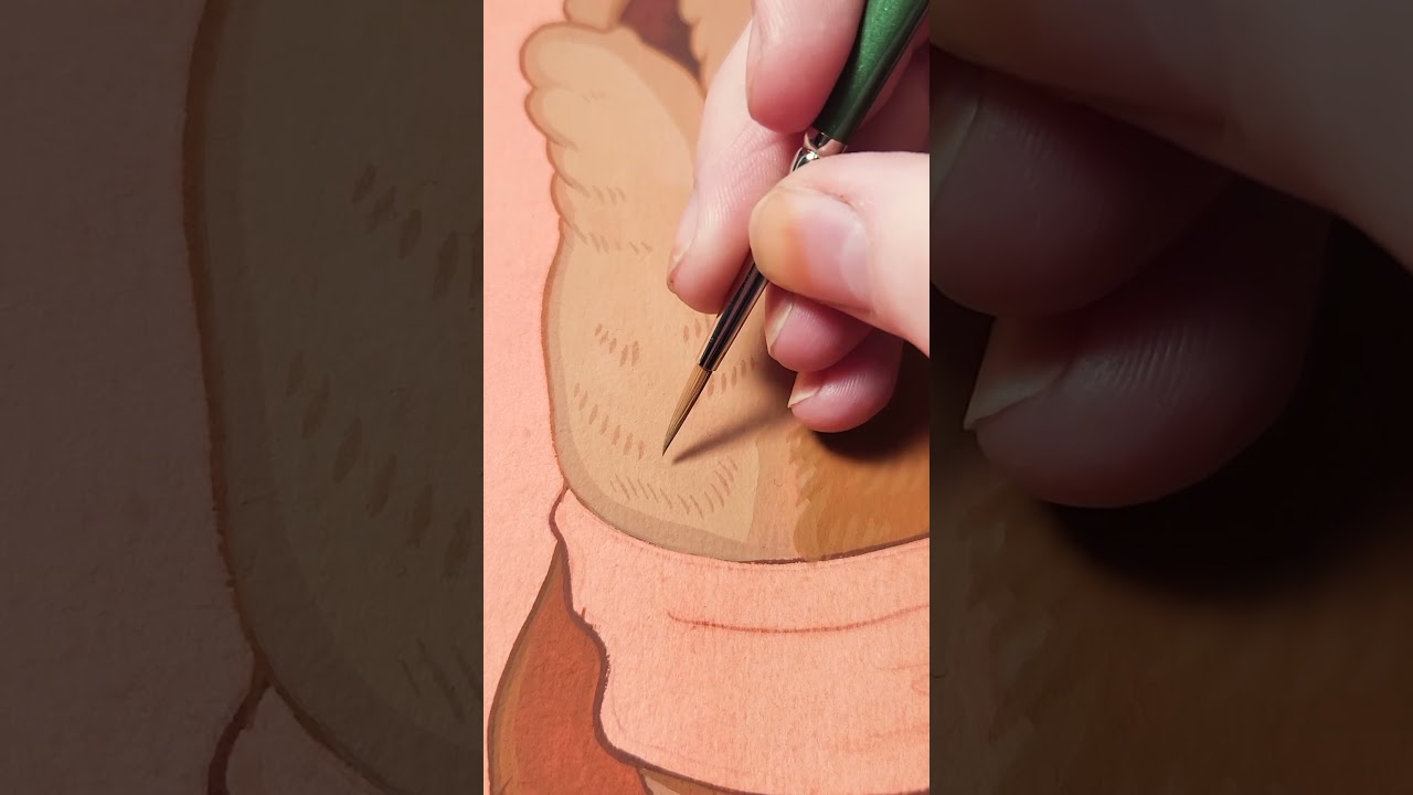 This painting is a Patreon contest Prize! You could earn it! #art #satisfying