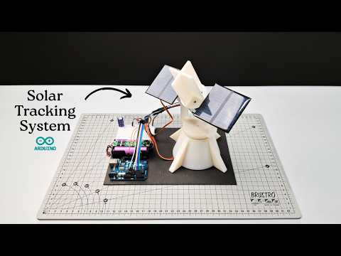 ☀️ Dual Axis Solar Tracker | Arduino Solar Tracking System | 3D Printed ...