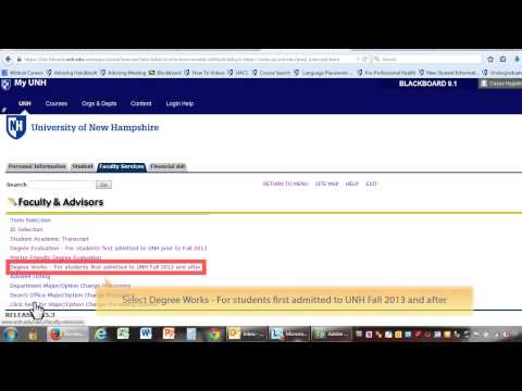 Degree Works - Logging In