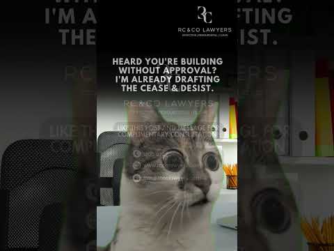 Heaed you're building without approval? I'm already drafting the cease and desist.