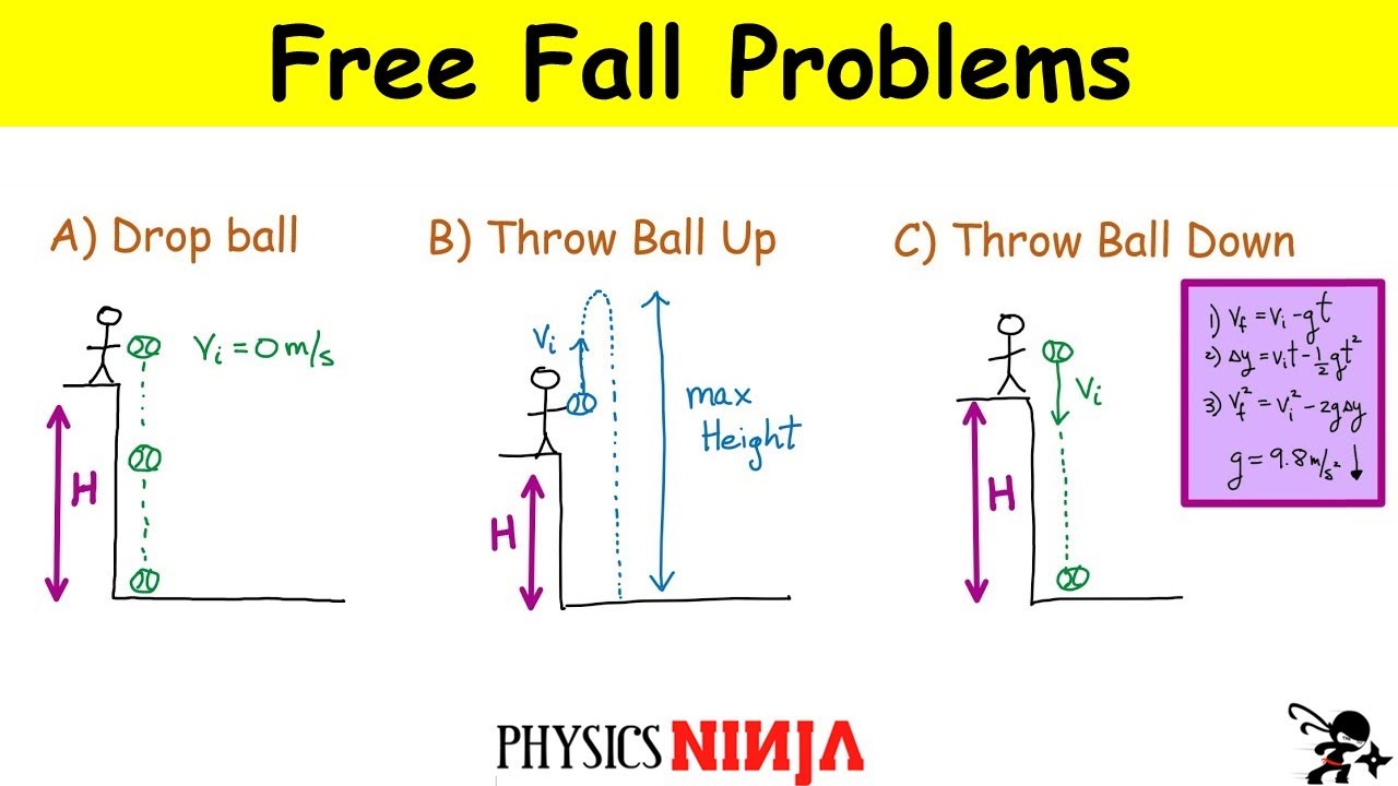 Free Fall Problems