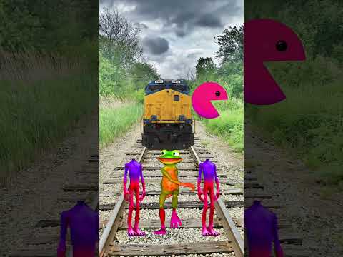 Green colour frock & blue colour aliendance vs head of Train Drivtom &tom vfx #funny 😁 #video 😁