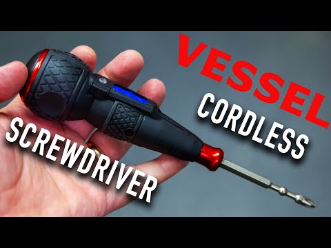 VESSEL Cordless Rechargeable Ballgrip Screwdriver