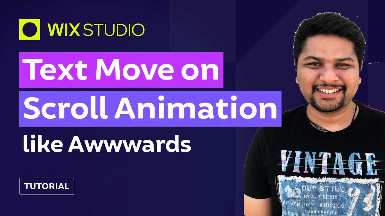 Make Awwwards like Text Scrolling Animation in Wix Studio | Tutorial