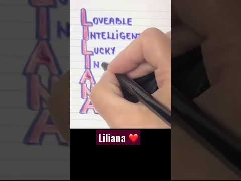 Meaning of the name LILIANA #meaning #name #liliana