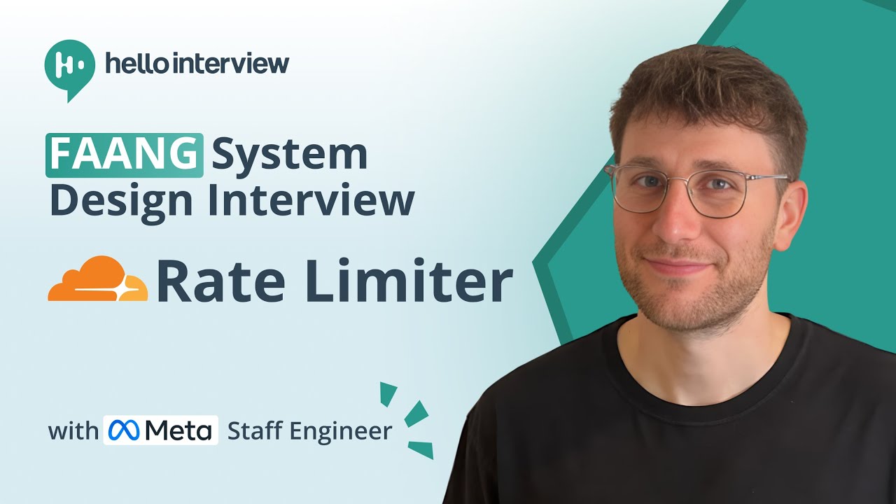 Design a Distributed Rate Limiter w/ a Ex-Meta Staff Engineer: System Design Breakdown