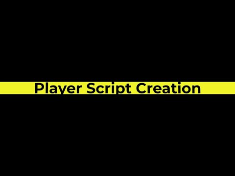 Creating the Player Script – game.courses