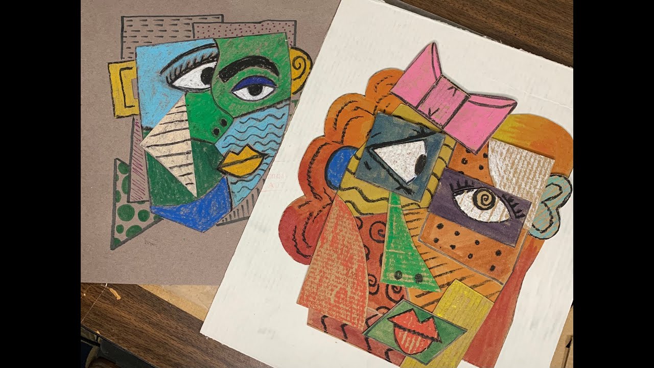 Picasso-inspired Cubist Portrait