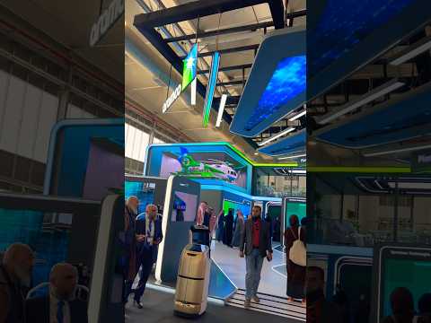 Giant Booth stand of Aramco 🔥