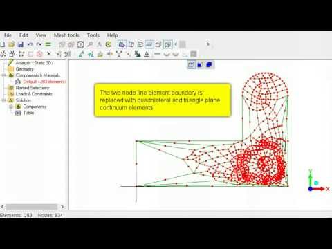 Two dimensional automesher in LISA