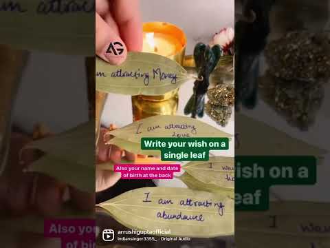 Manifestation Technique 5. Bay Leaf Ritual ✅