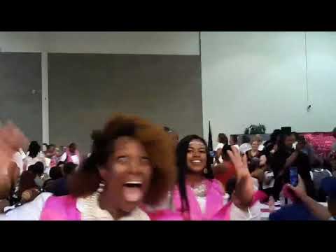 Alpha Omega Chi Sorority Stroll Sorors!!