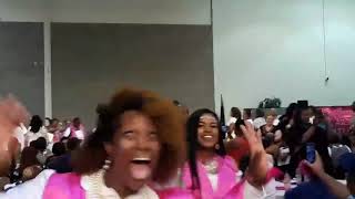 Alpha Omega Chi Sorority Stroll Sorors!!