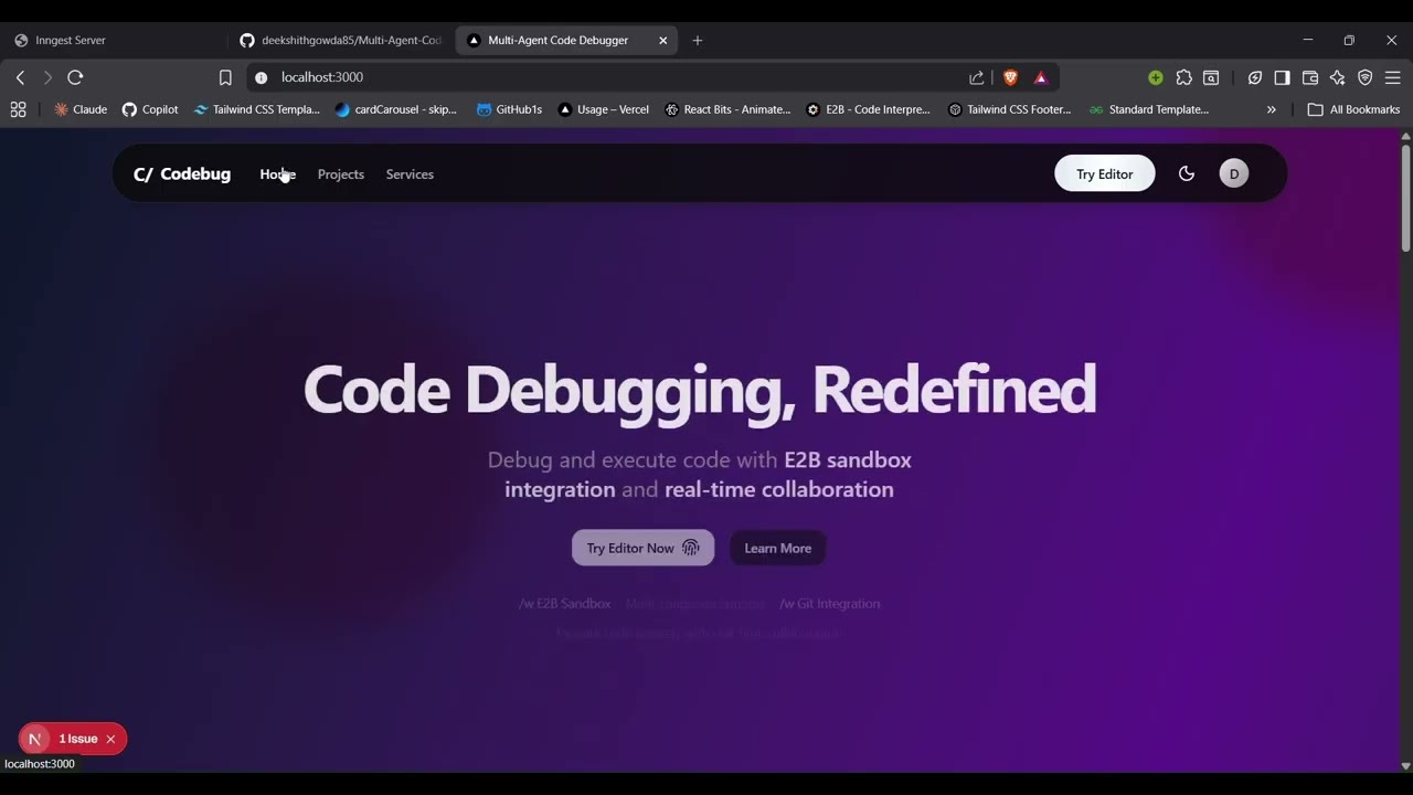 Multi-Agent Code Debugger(Autonomous Hacks GDG)