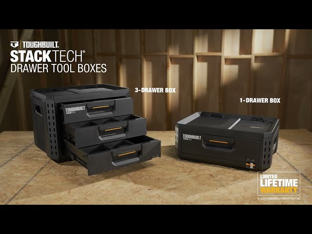 ToughBuilt StackTech XL 3-Drawer Tool Box / Gereedschapskist met 3 ...