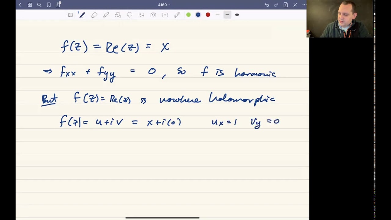 Harmonic vs Holomorphic Functions