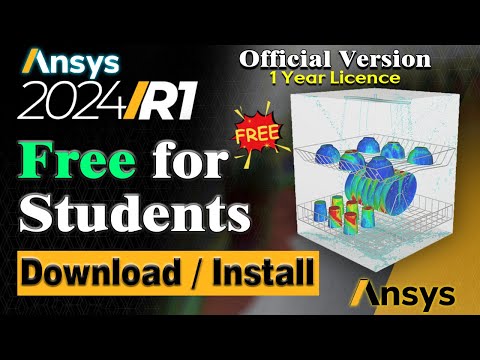 How to Download & Install Ansys 2024v | Free for Students